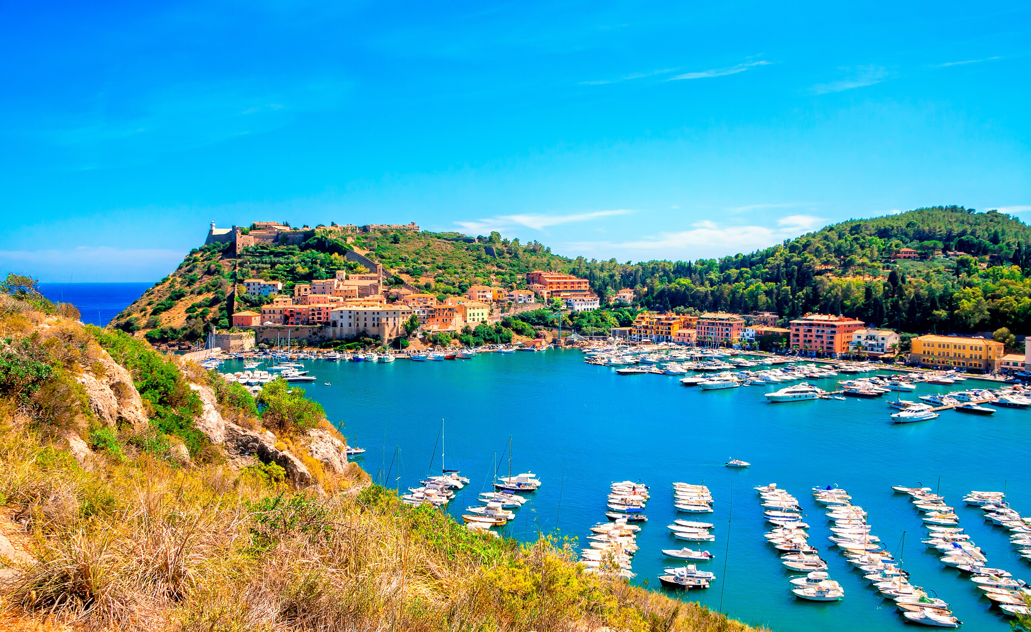 Island Off Tuscany Coast